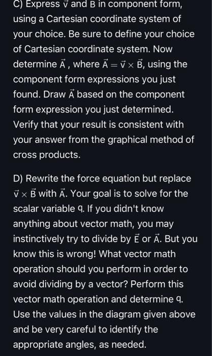 [Solved] Two vectors are expressed in component fo | SolutionInn