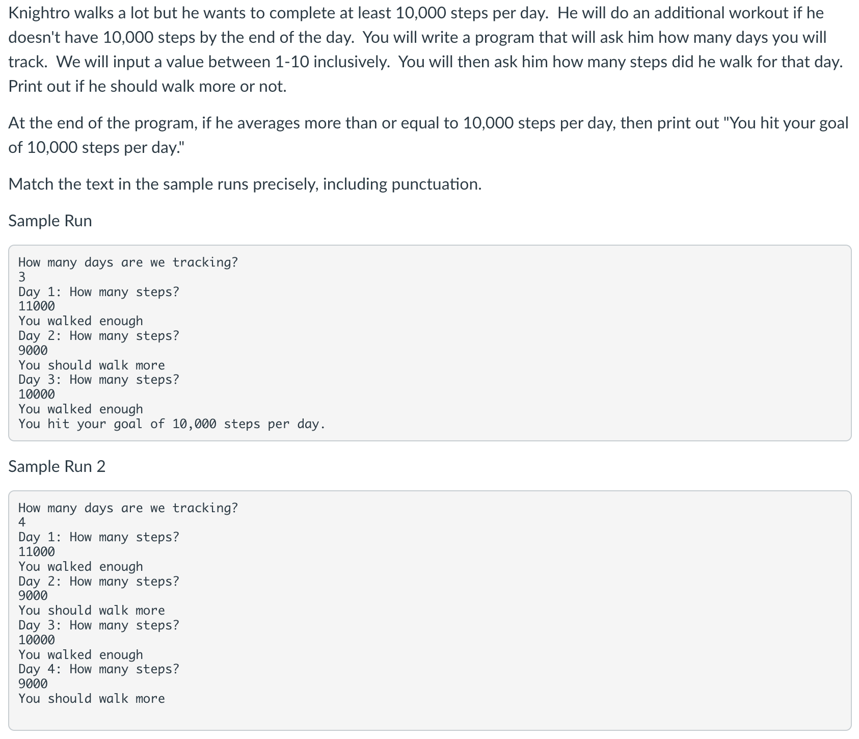 [Solved] Knightro walks a lot but he wants to comp | SolutionInn