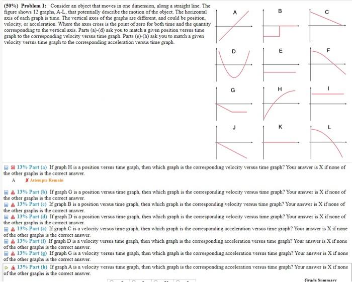 [Solved] (50%) Problem 1: Consider an object that | SolutionInn