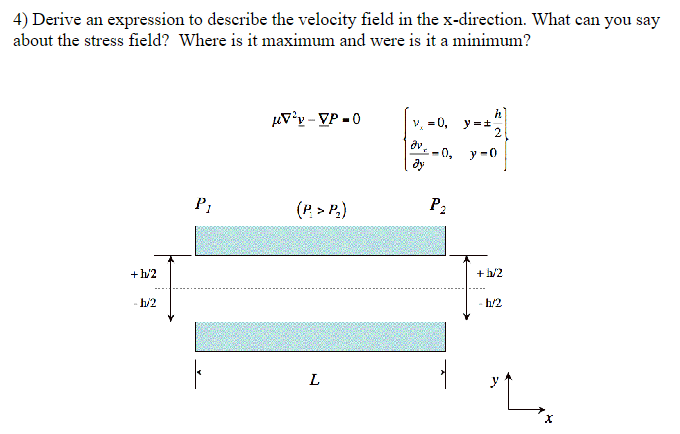 [Solved] 4) Derive an expression to describe the v | SolutionInn