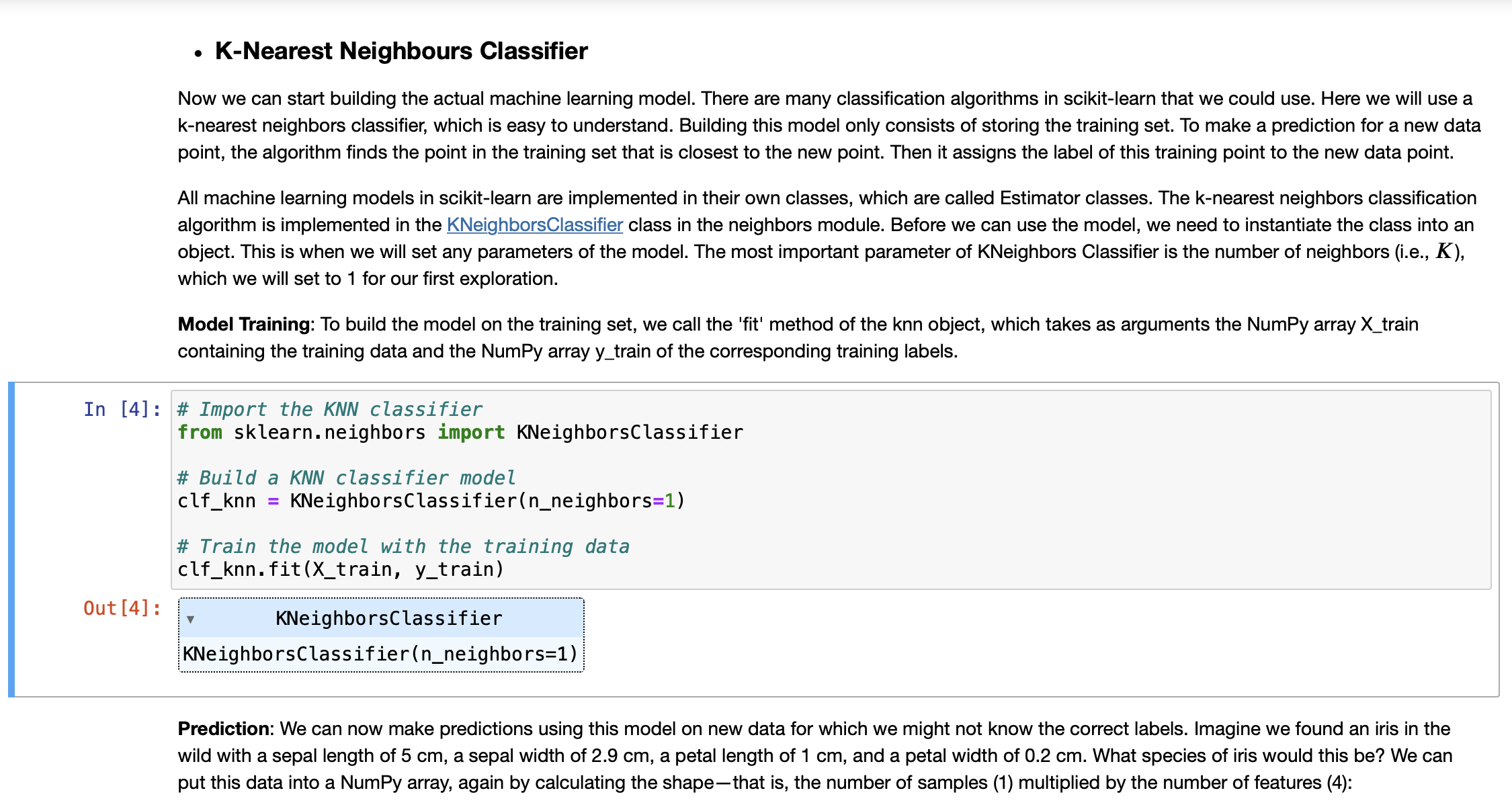 [Solved] K-Nearest Neighbours Classifier Now we ca | SolutionInn