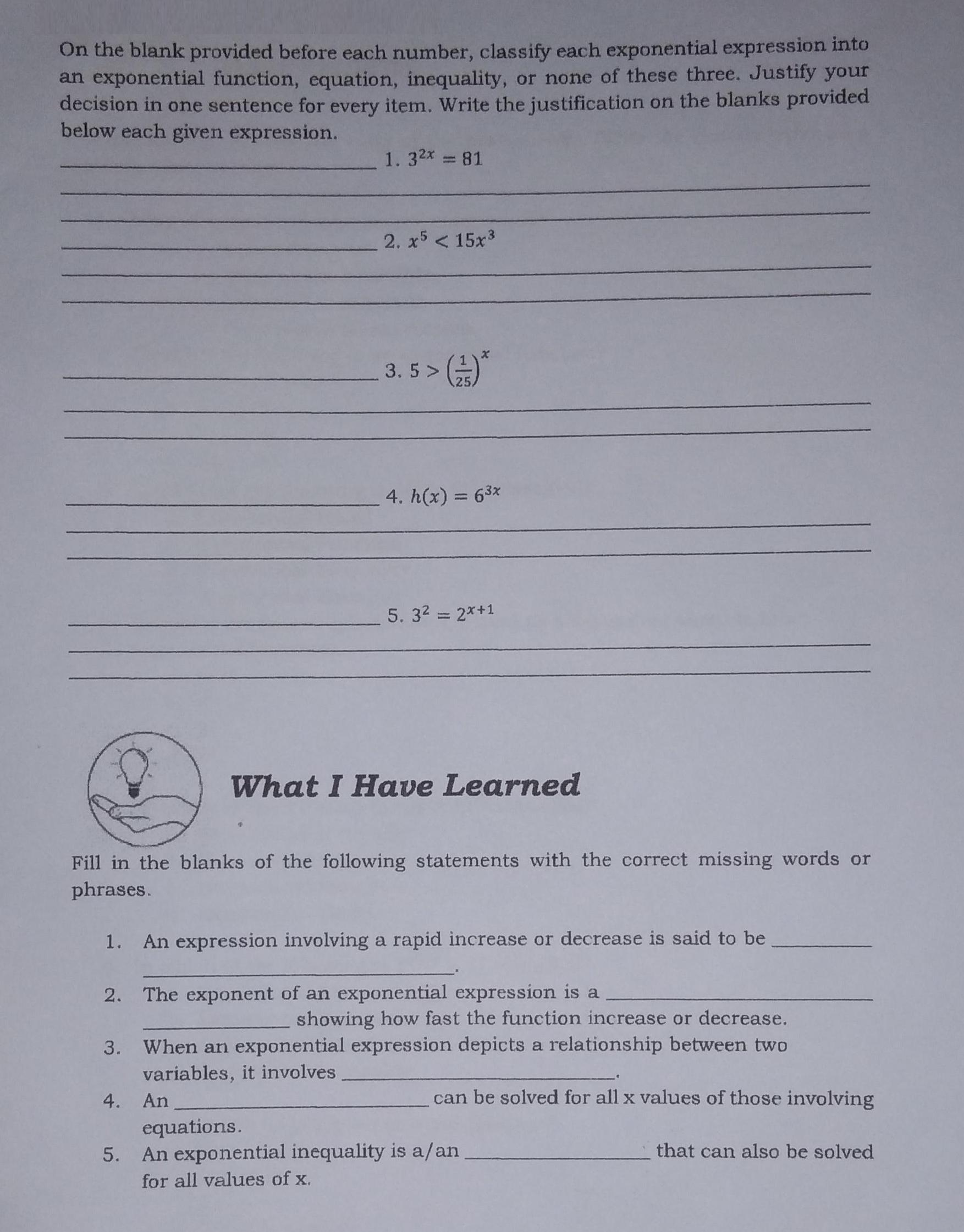 Solved On The Blank Provided Before Each Number Solutioninn 