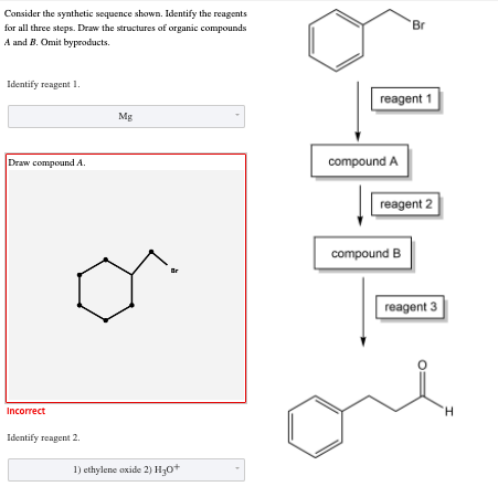 [SOLVED] Consider the synthetic sequence shown. Identify the reagents for all three | SolutionInn