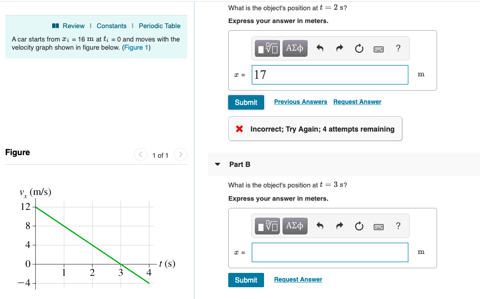 [SOLVED] Review | Constants | Periodic Table A car starts from x ...