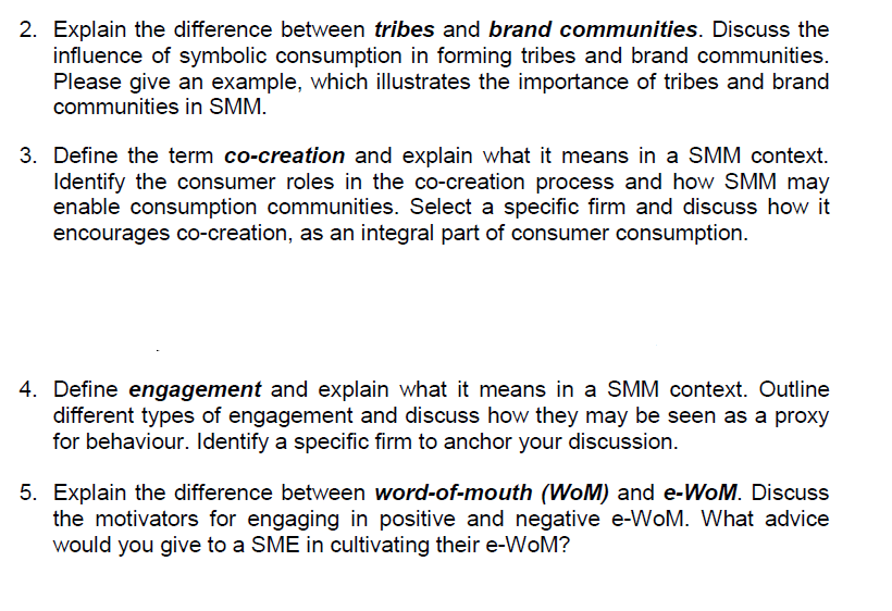 [Solved] 2. Explain the difference between tribes | SolutionInn