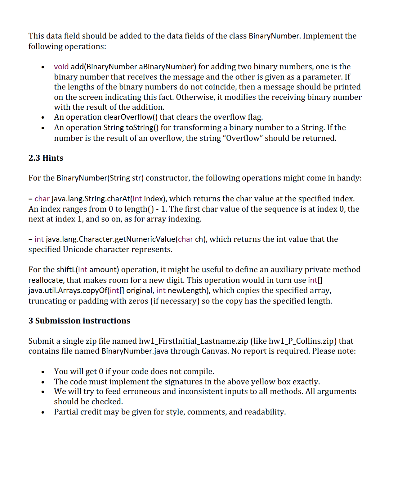 [Solved] Define a class Binary Number that represe | SolutionInn