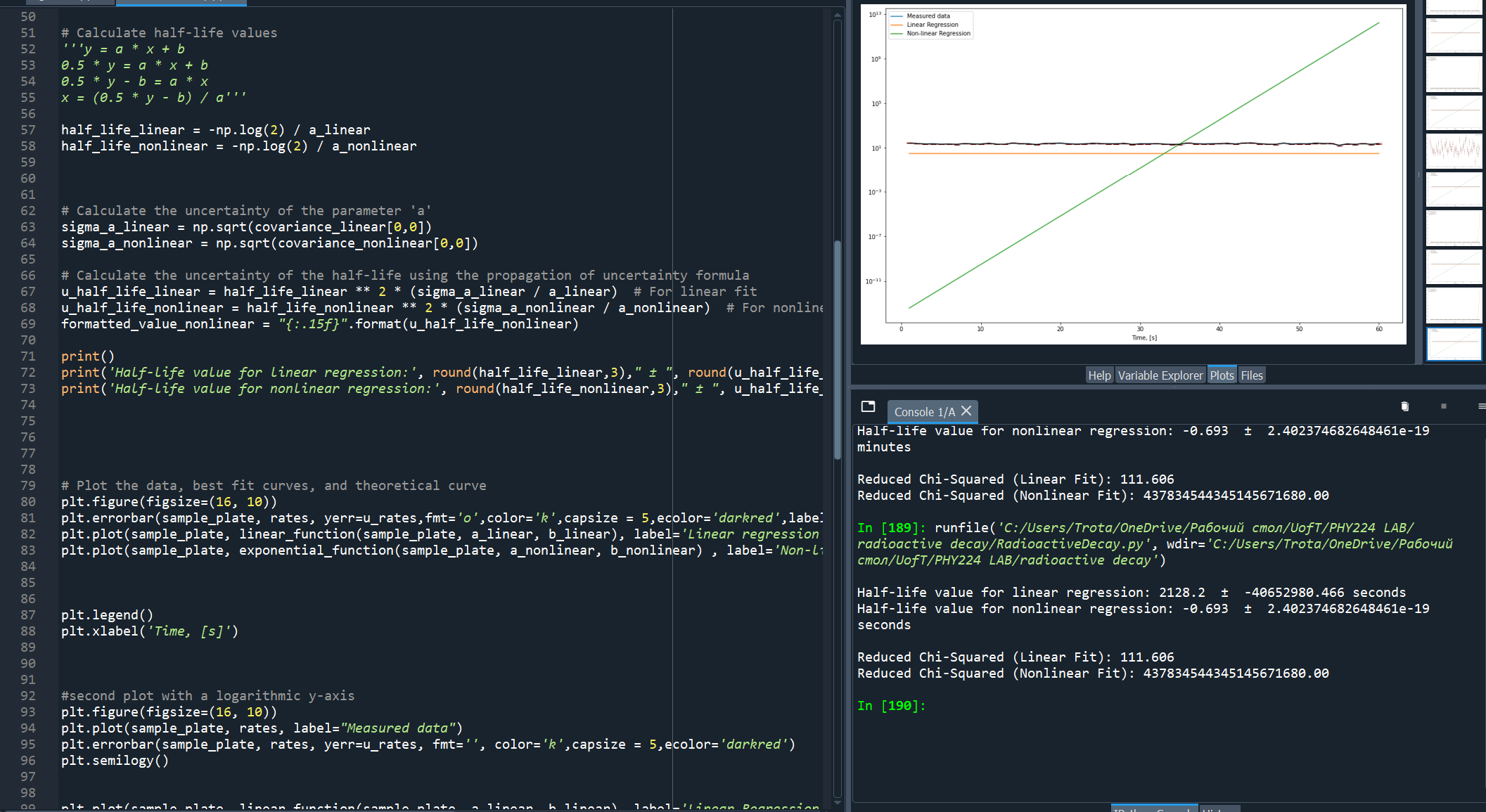 [SOLVED] this is my code. Python creating weird plots. My question is | SolutionInn