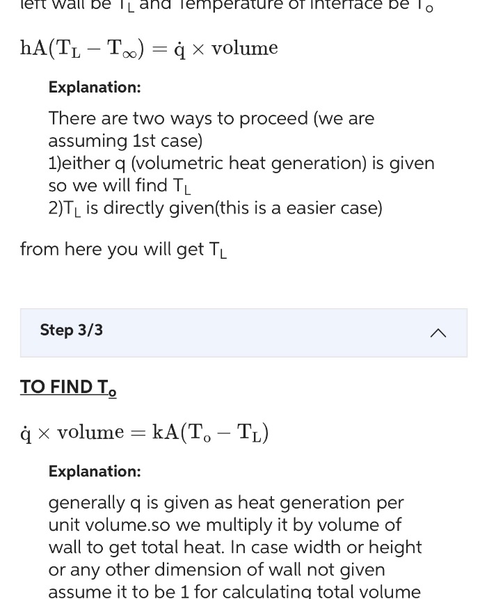 [Solved] LEFT PLANE WALL WITH UNIFORM HEAT GENERAT | SolutionInn