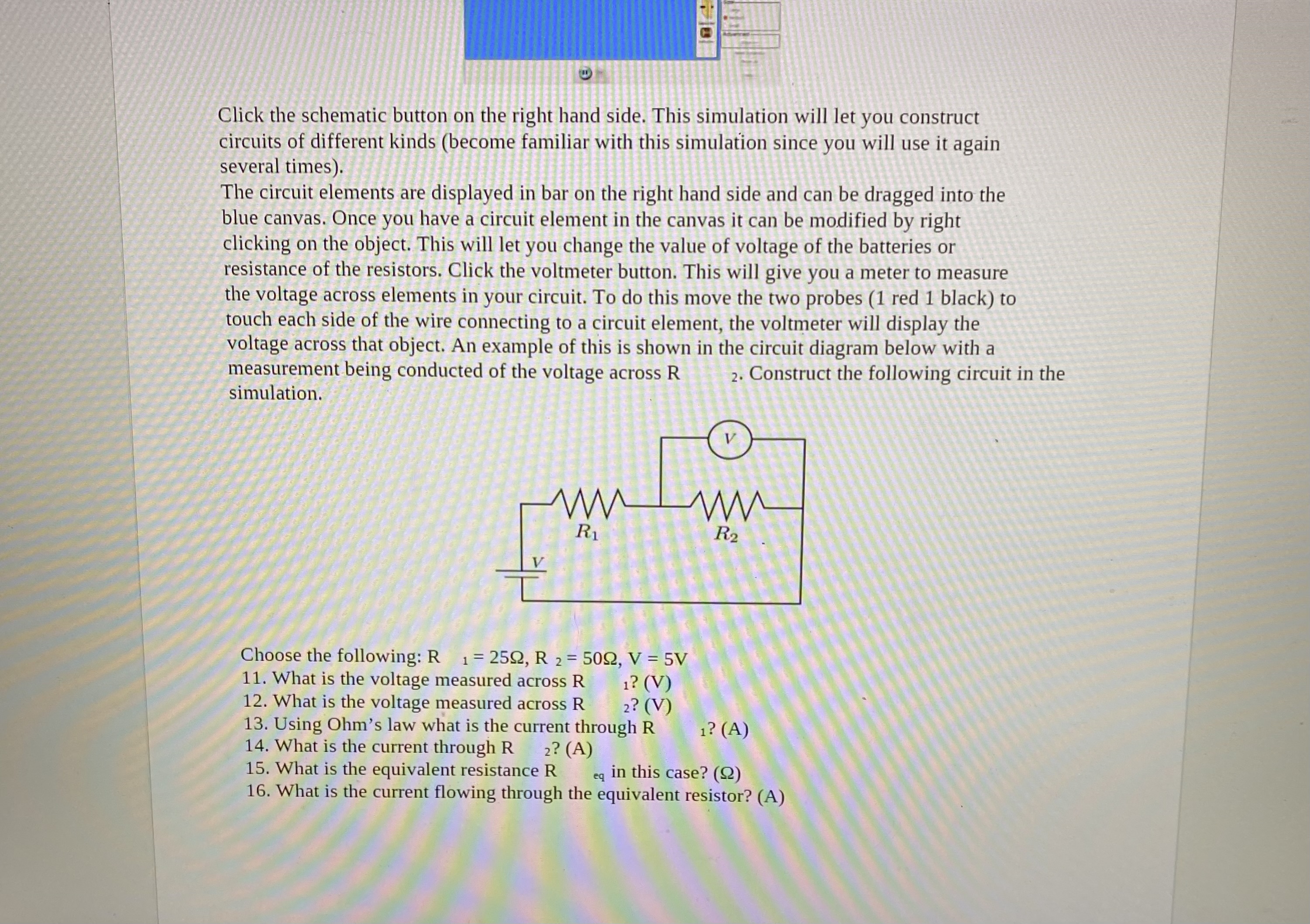[Solved] 4- Series and Parallel Combinations Open | SolutionInn