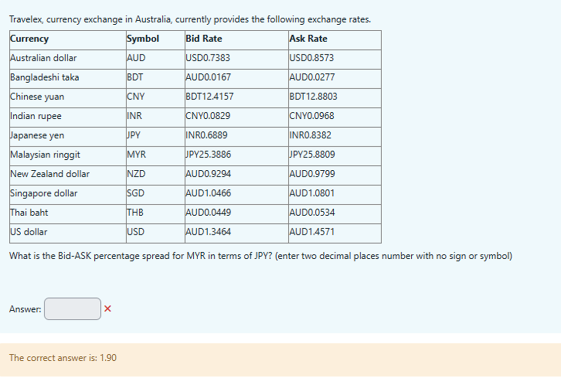 [Solved] Travelex, currency exchange in Australia, | SolutionInn