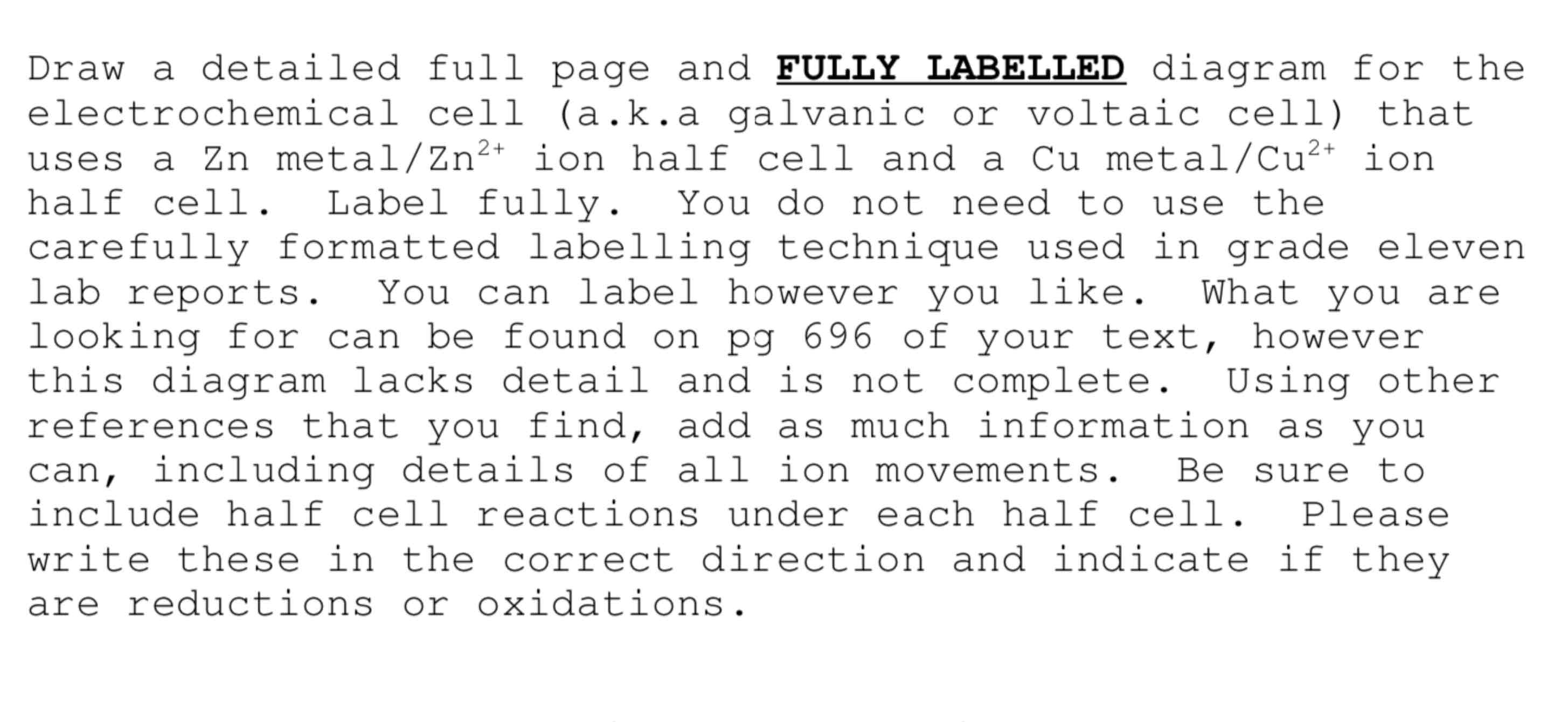 [SOLVED] Draw a detailed full page and FULLY LABELLED diagram for the | SolutionInn