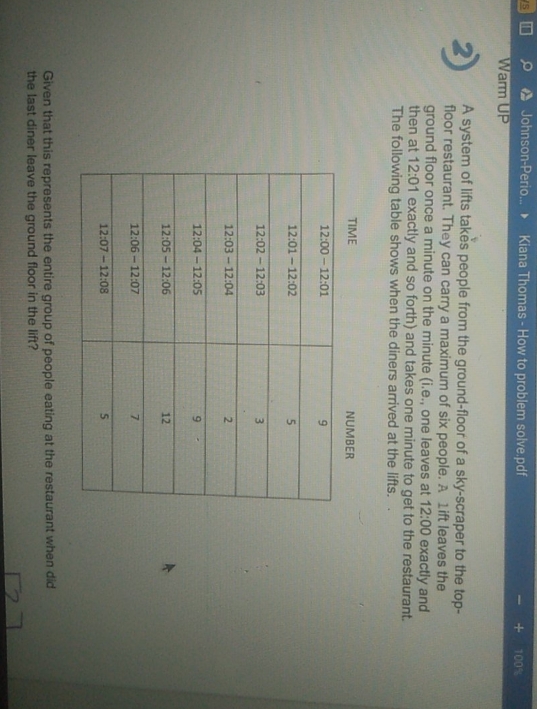 [SOLVED] AICE Thinking Skills a Johnson-Perio... > Kiana Thomas - How ...