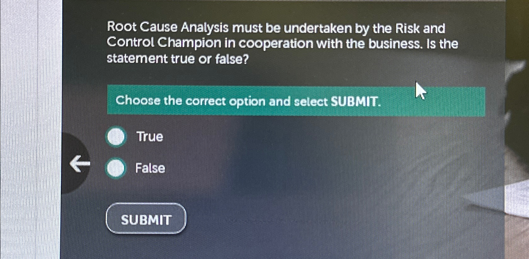 [SOLVED] Root Cause Analysis must be undertaken by the Risk and Control ...
