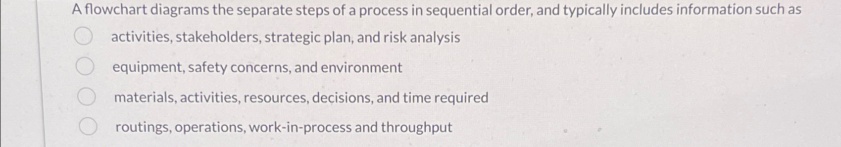 [SOLVED] A flowchart diagrams the separate steps of a process in ...