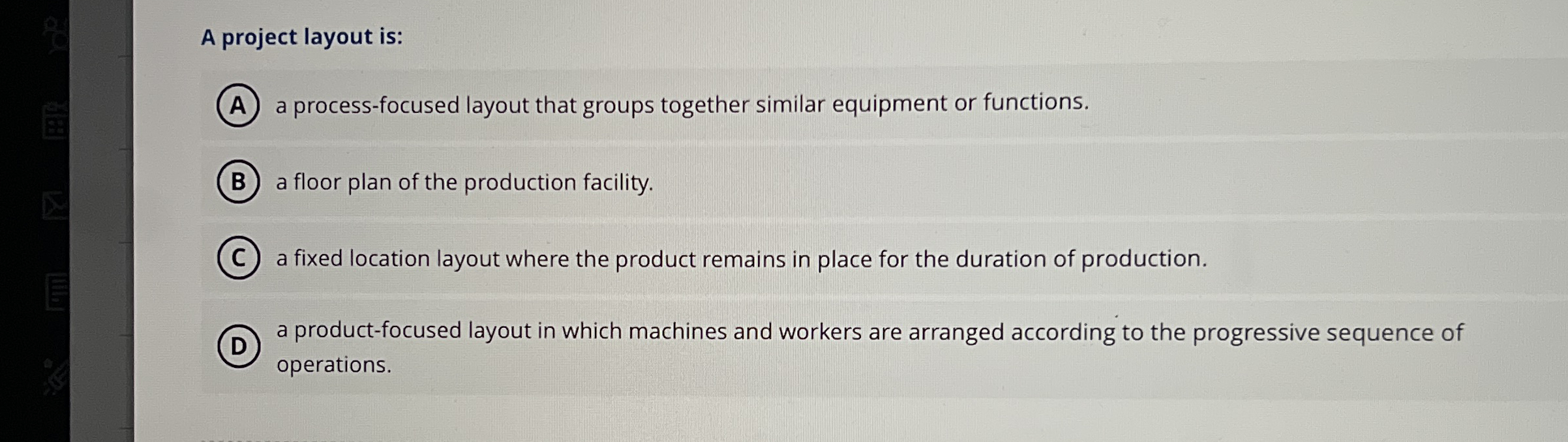 [SOLVED] A project layout is: a process - focused layout that groups ...