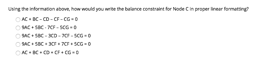 [SOLVED] The diagram below represents a transshipment problem. Node A ...