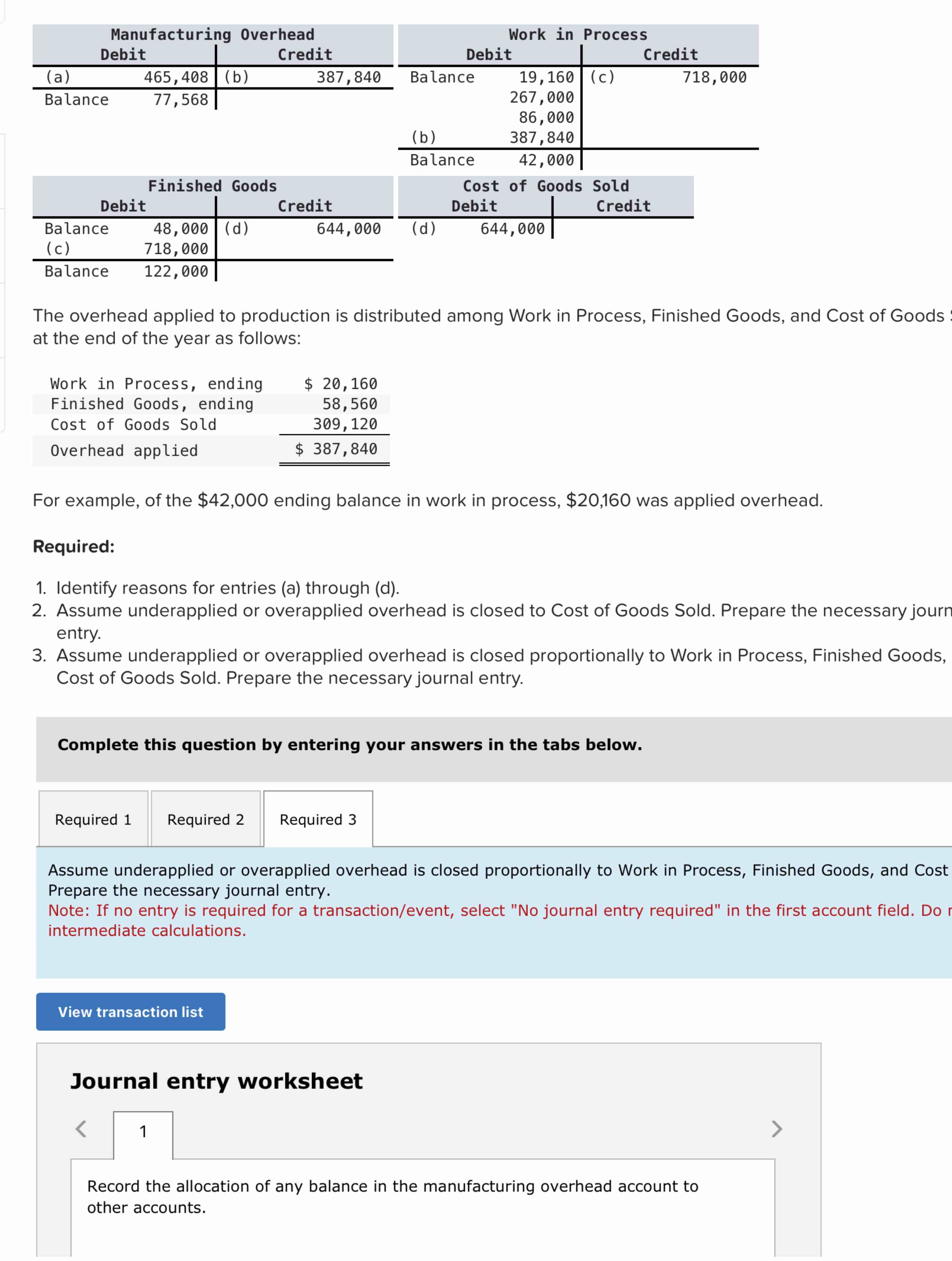 [Solved] Journal entry worksheet 1 Record the allo | SolutionInn