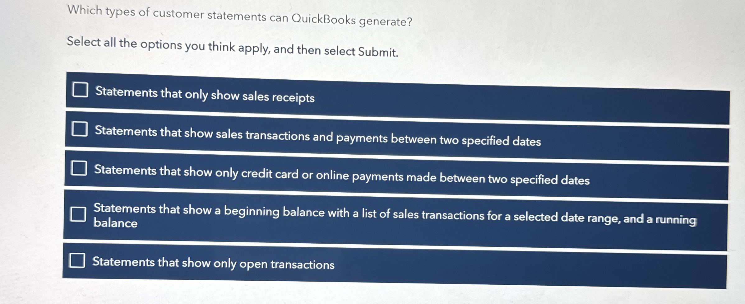 [SOLVED] Which types of customer statements can QuickBooks generate ...