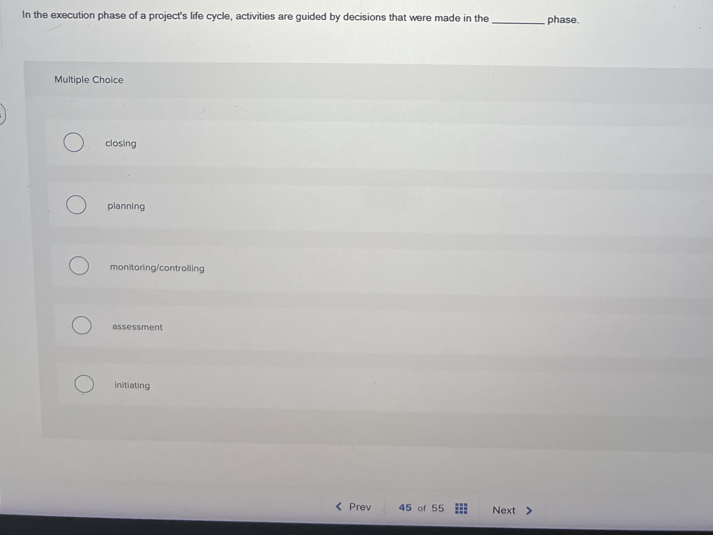 [Solved] In the execution phase of a project's lif | SolutionInn