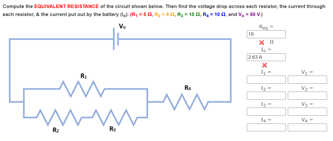 [SOLVED] Compute the EQUIVALENT RESISTANCE of the circuit shown below. Then find | SolutionInn