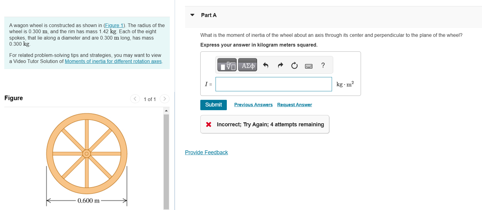 [SOLVED] A wagon wheel is constructed as shown in ( Figure 1 | SolutionInn
