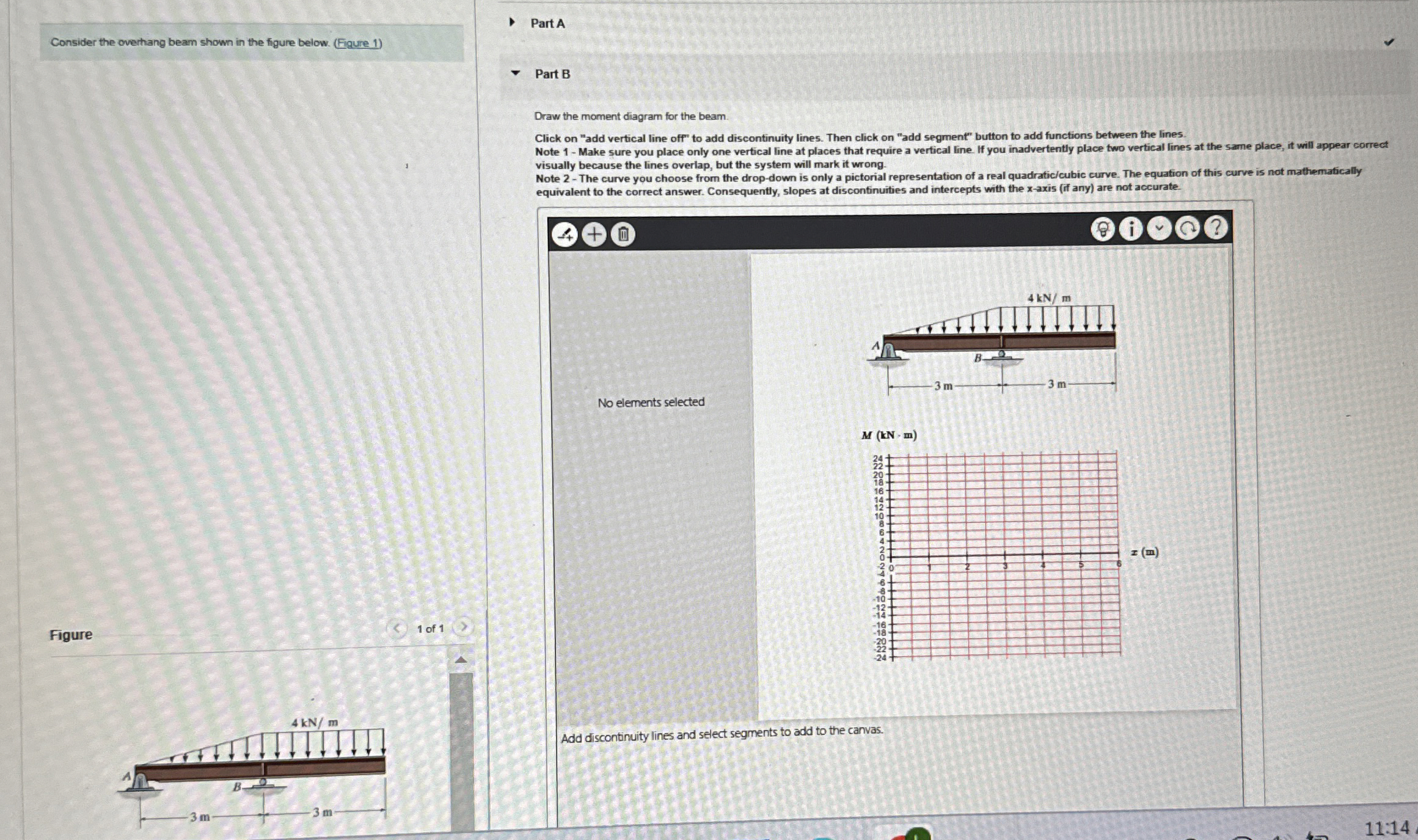 [SOLVED] Consider the overhang beam shown in the figure below. ( Fiqure | SolutionInn