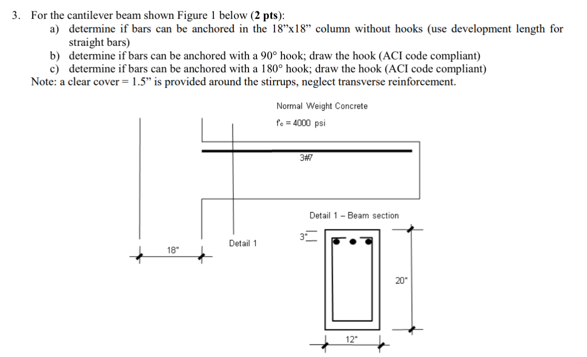 [SOLVED] For the cantilever beam shown Figure 1 below ( 2 p | SolutionInn
