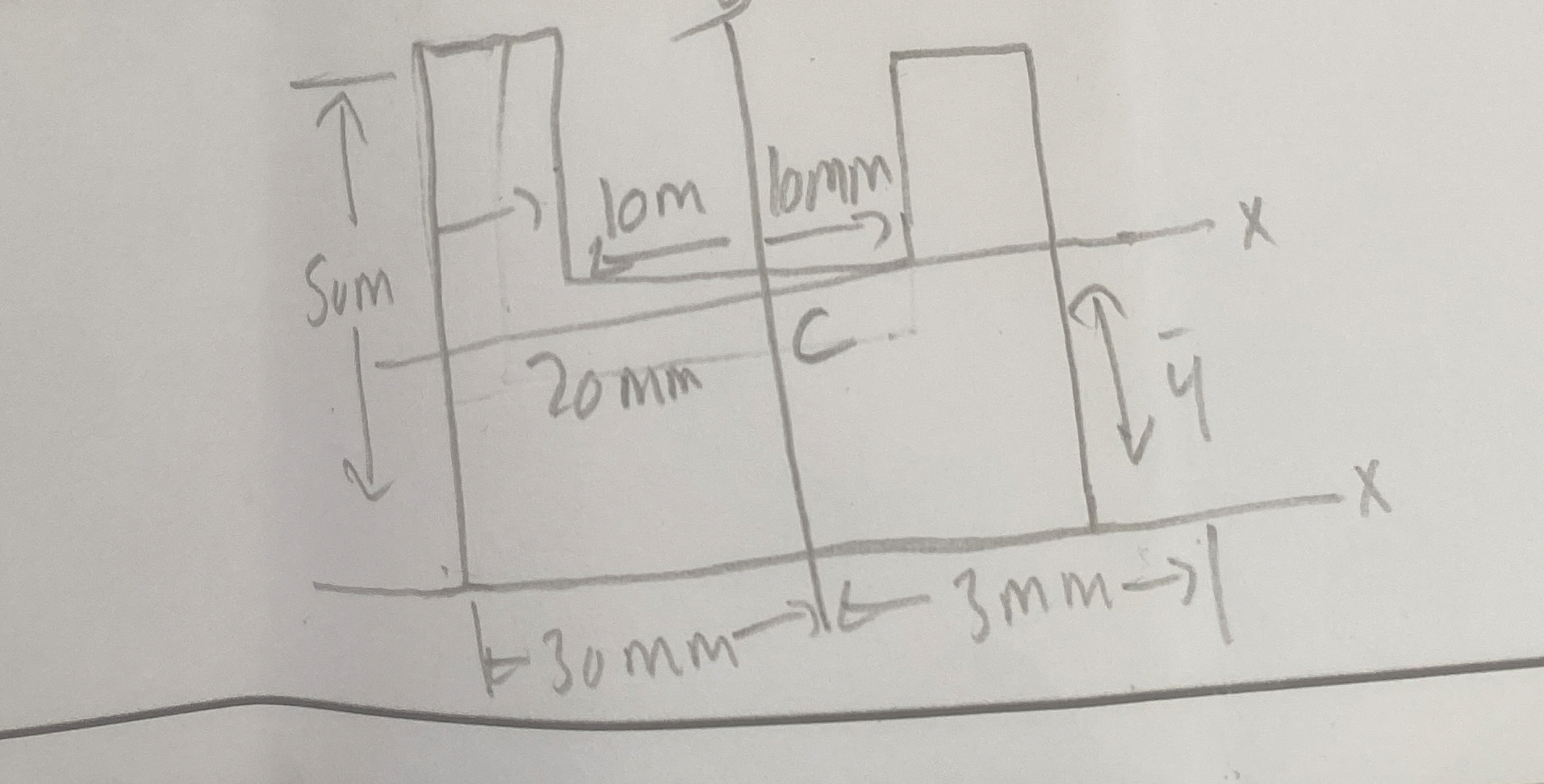 [SOLVED] ( a ) Determine the location of the centroid, C with | SolutionInn