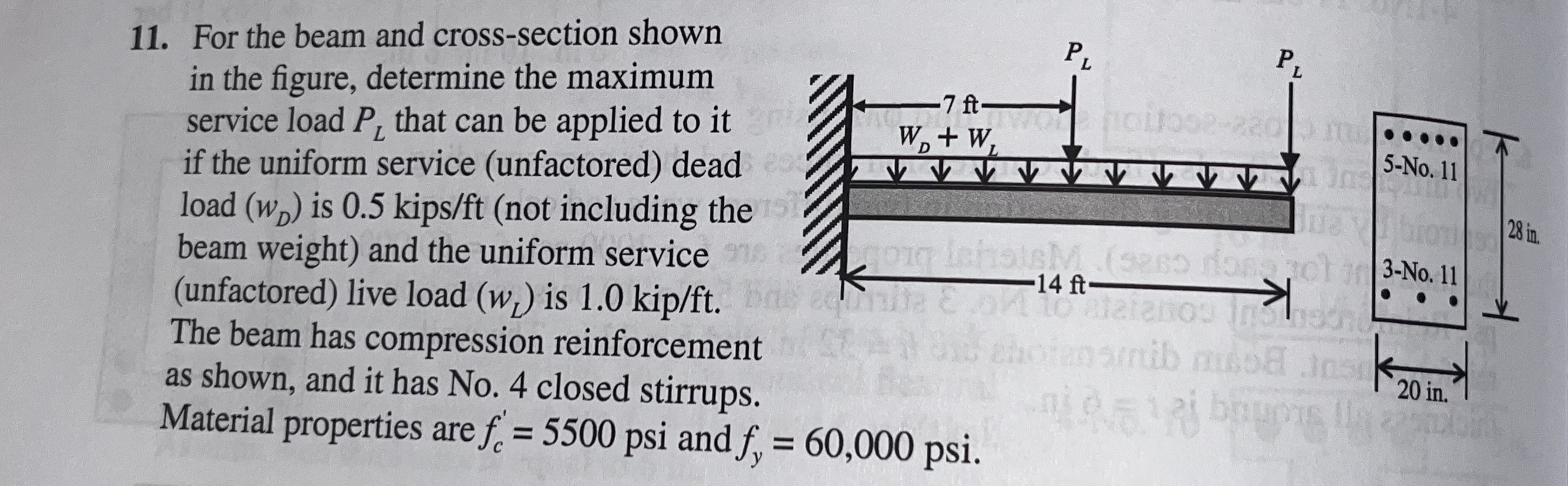 [SOLVED] For the beam and cross - section shown in the figure, | SolutionInn