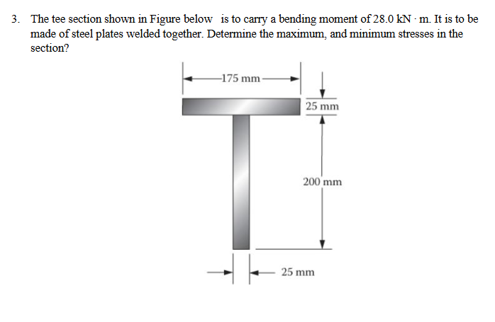 [SOLVED] 3 . The tee section shown in Figure below is to | SolutionInn
