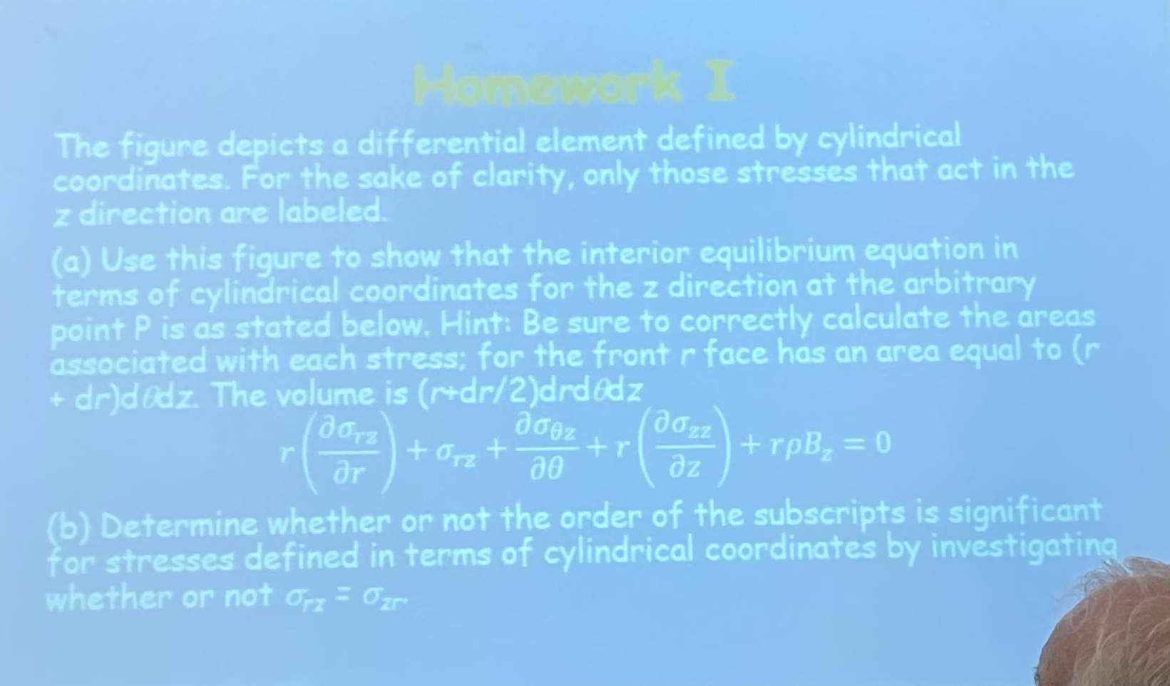 [Solved] The figure depicts a differential element defined by ...