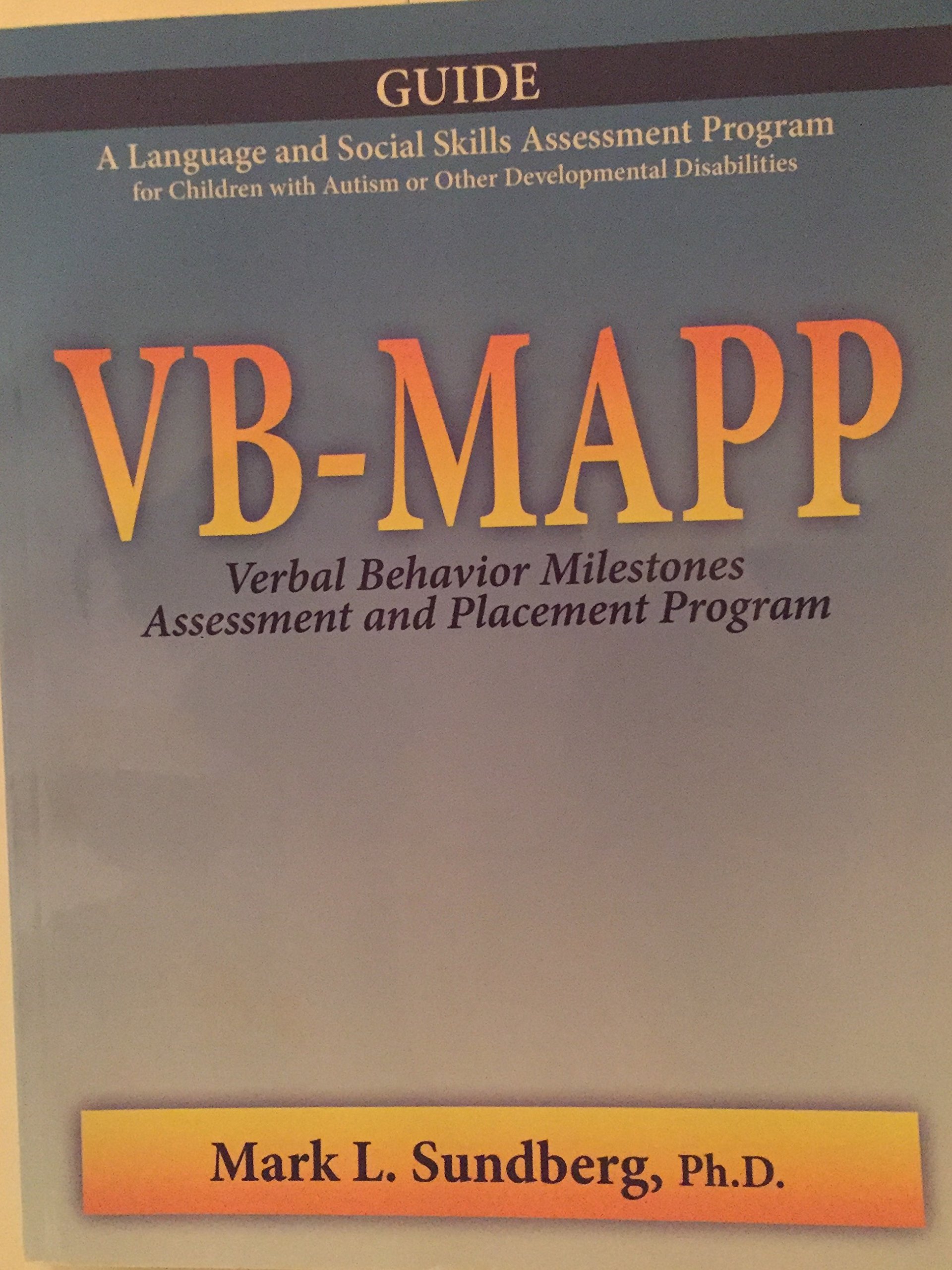 Vb Mapp Verbal Behavior Assessment And Placement Progra 2nd Edition 2nd ...