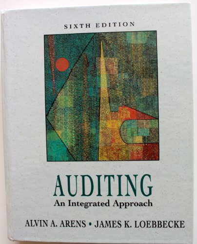 Auditing An Integrated Approach - 6th Edition PDF | Solutioninn.com