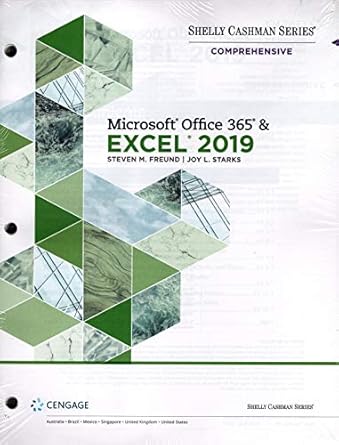 Shelly Cashman Series Microsoft Office 365 And Excel 2019 Comprehensive ...