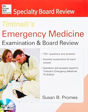 Mcgraw Hill Specialty Board Review Tintinallis Emergency Medicine ...