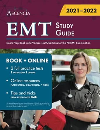 Emt Study Guide Exam Prep Book With Practice Test Questions For The ...