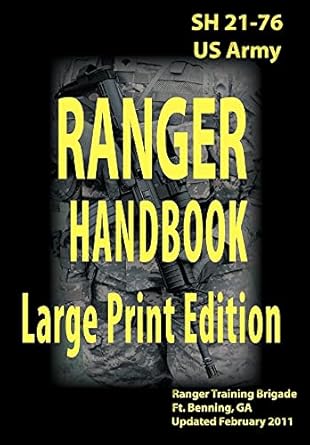 Us Army Ranger Handbook Sh21 76 Updated February 2011 1st Edition ...