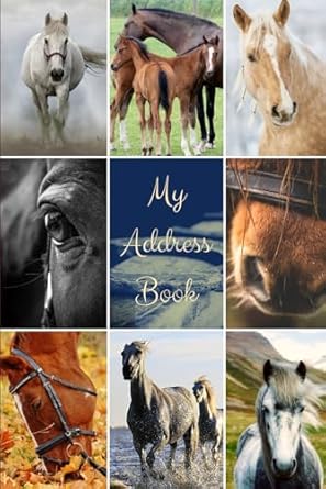 My Address Book Horse Cover Address Book For Names Addresses Phone ...