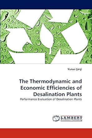 The Thermodynamic And Economic Efficiencies Of Desalination Plants ...