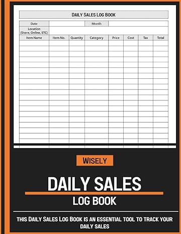 Daily Sales Log Book Daily Sales Log Book For Small Business Sales ...