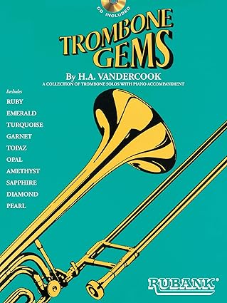 Trombone Gems Book And Cd Pack Rubank Solo Collection For Beginner And ...