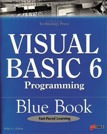 Visual Basic 6 Programming Blue Book 1st Edition Aitken PDF | Solutioninn.com