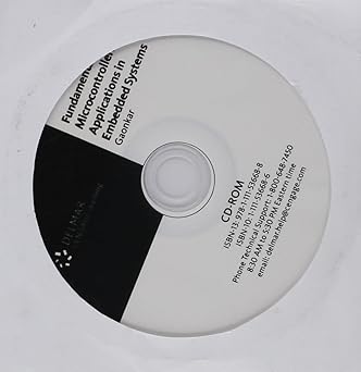 Student Cd For Gaonkara S Fundamentals Of Microcontrollers And Applications In Embedded Systems ...