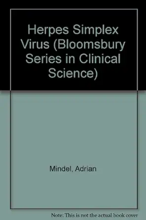 Herpes Simplex Virus Adrian Mindel 9780387195490 PDF | Solutioninn.com