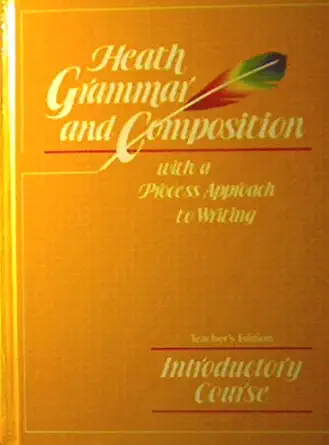 Heath Grammar And Composition/Student Text/Grade 6 1st Edition Bergman ...