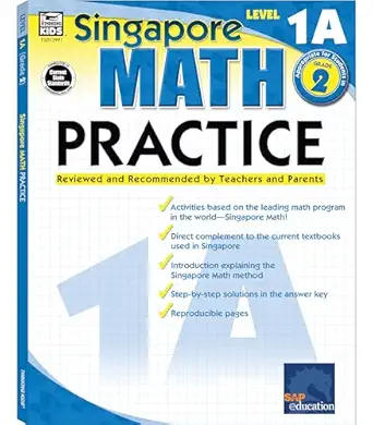 Singapore Math Practice Workbooka Level 1a Grade 2 Math Book Adding And ...