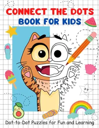Connect The Dots Book For Kids Dot To Dot Puzzles For Fun And Learning ...