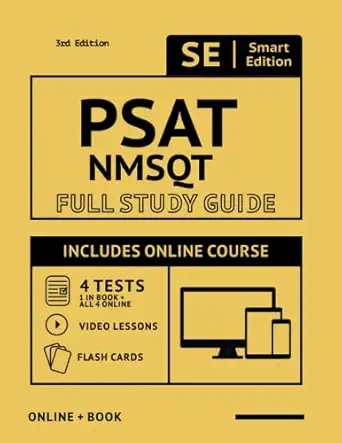 Psat/Nmsqt Study Guide Prep Academy Psat Nmsqt Prep Includes 4 Online ...