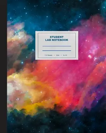 Student Lab Notebook Lab Journal Log Book With Dot Grid / Graph Paper ...