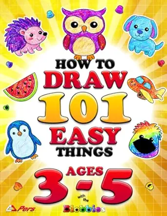 How To Draw 101 Easy Things For Kids Ages 3a 5 Step By Step Drawing For ...